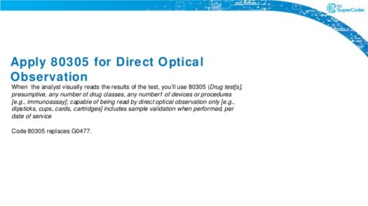 What is the CPT code for Drug Testing 2023? - Drug Test City